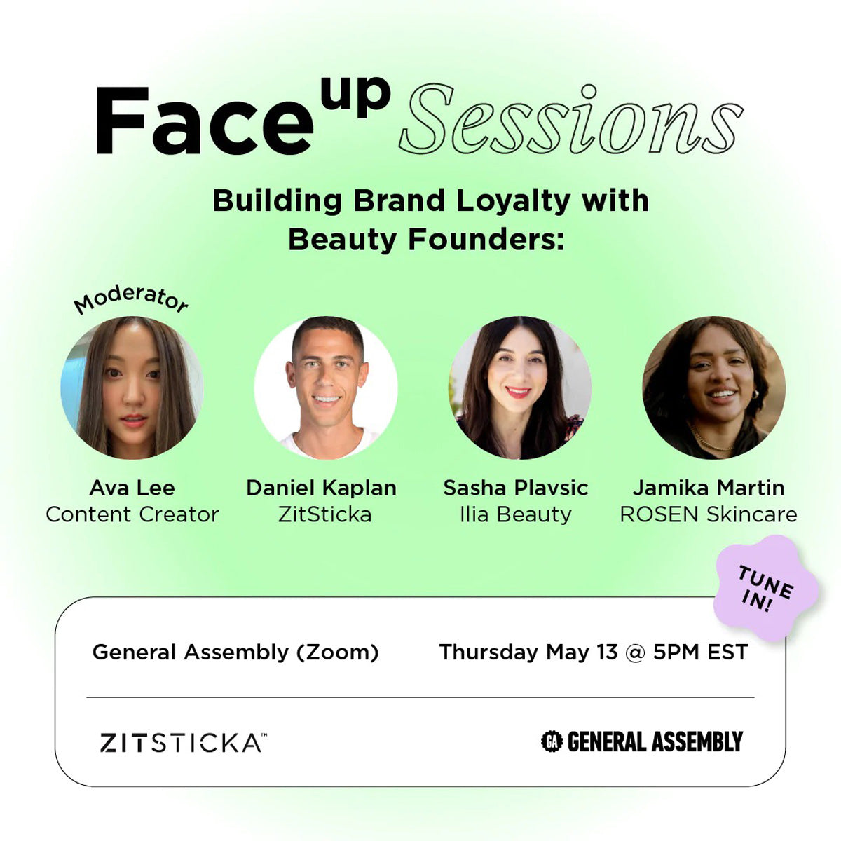 Face Up Sessions with ZitSticka – ZitSticka UK